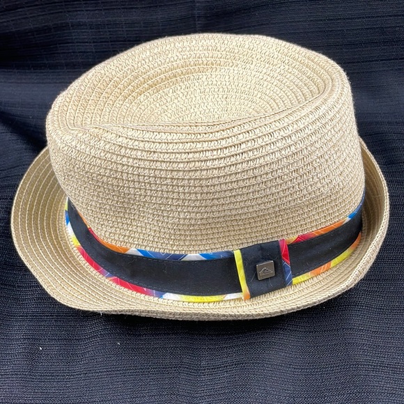 Quiksilver | Accessories | Quicksilver Straw Fedora Hat Beige Unisex ...